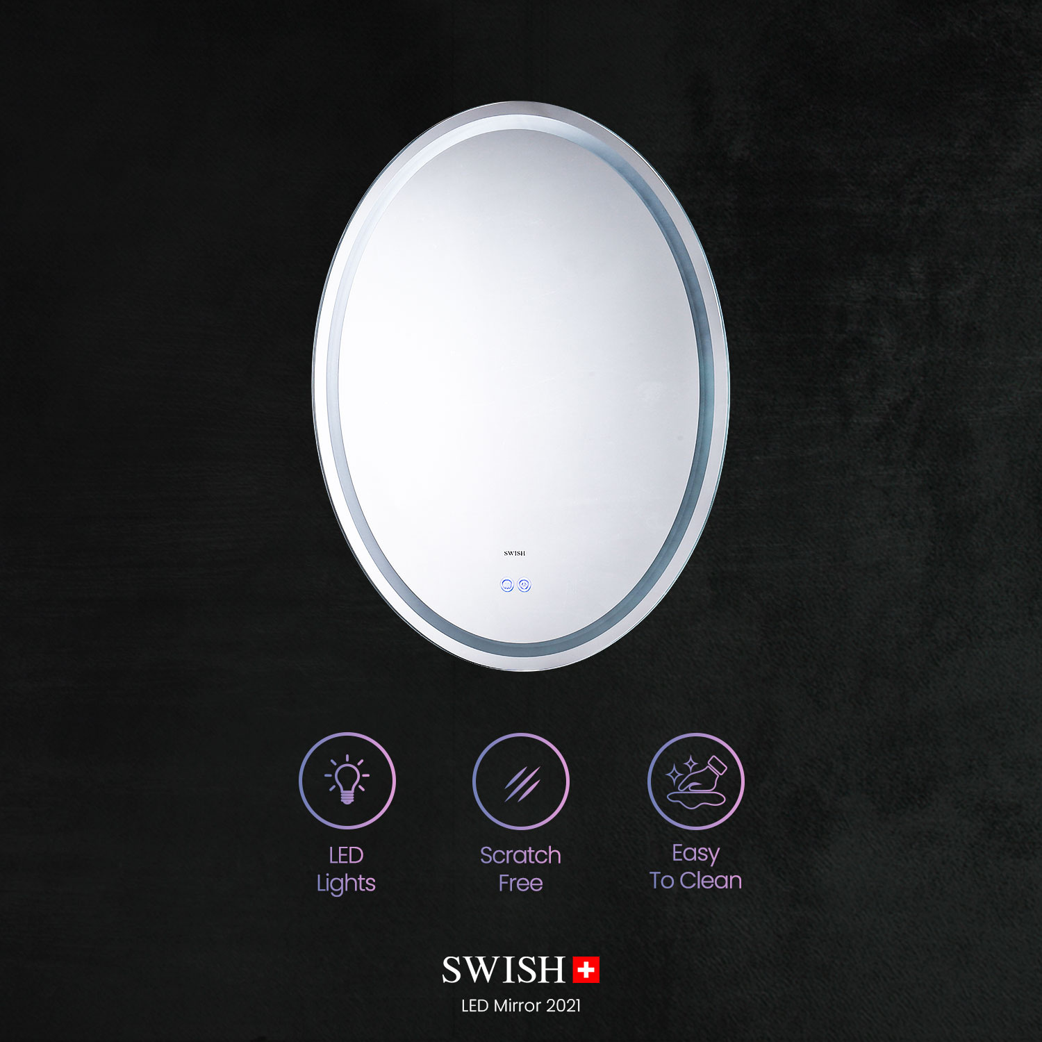 2021 SWISH LED Mirror | SWISH
