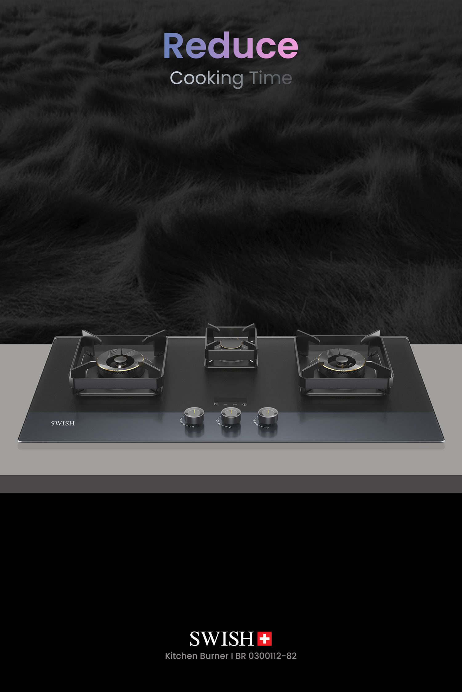 BR 0300112-82 SWISH Kitchen Burner | SWISH